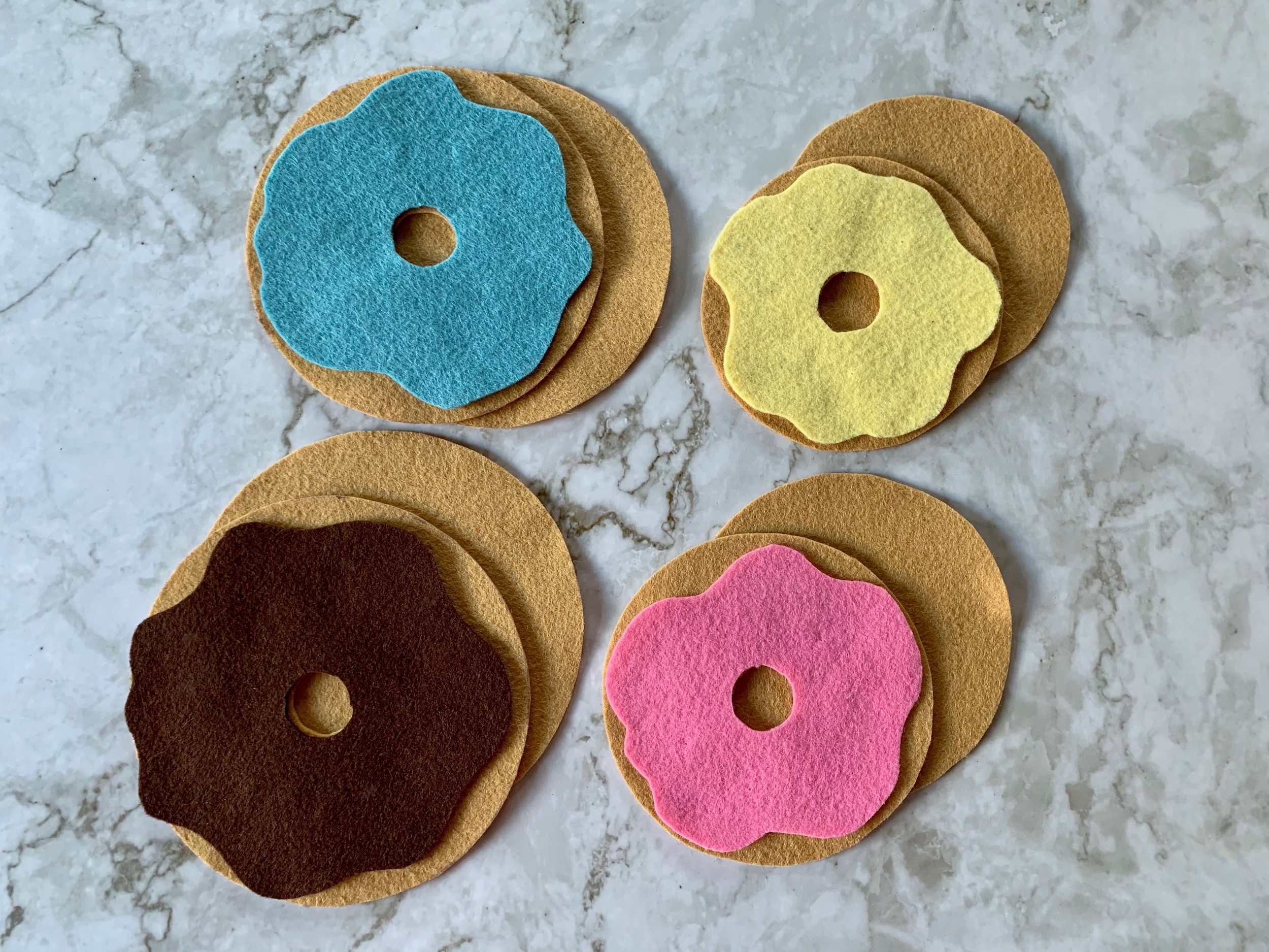 DIY Stacking Felt Doughnuts with Sprinkles! – Whole Heartily