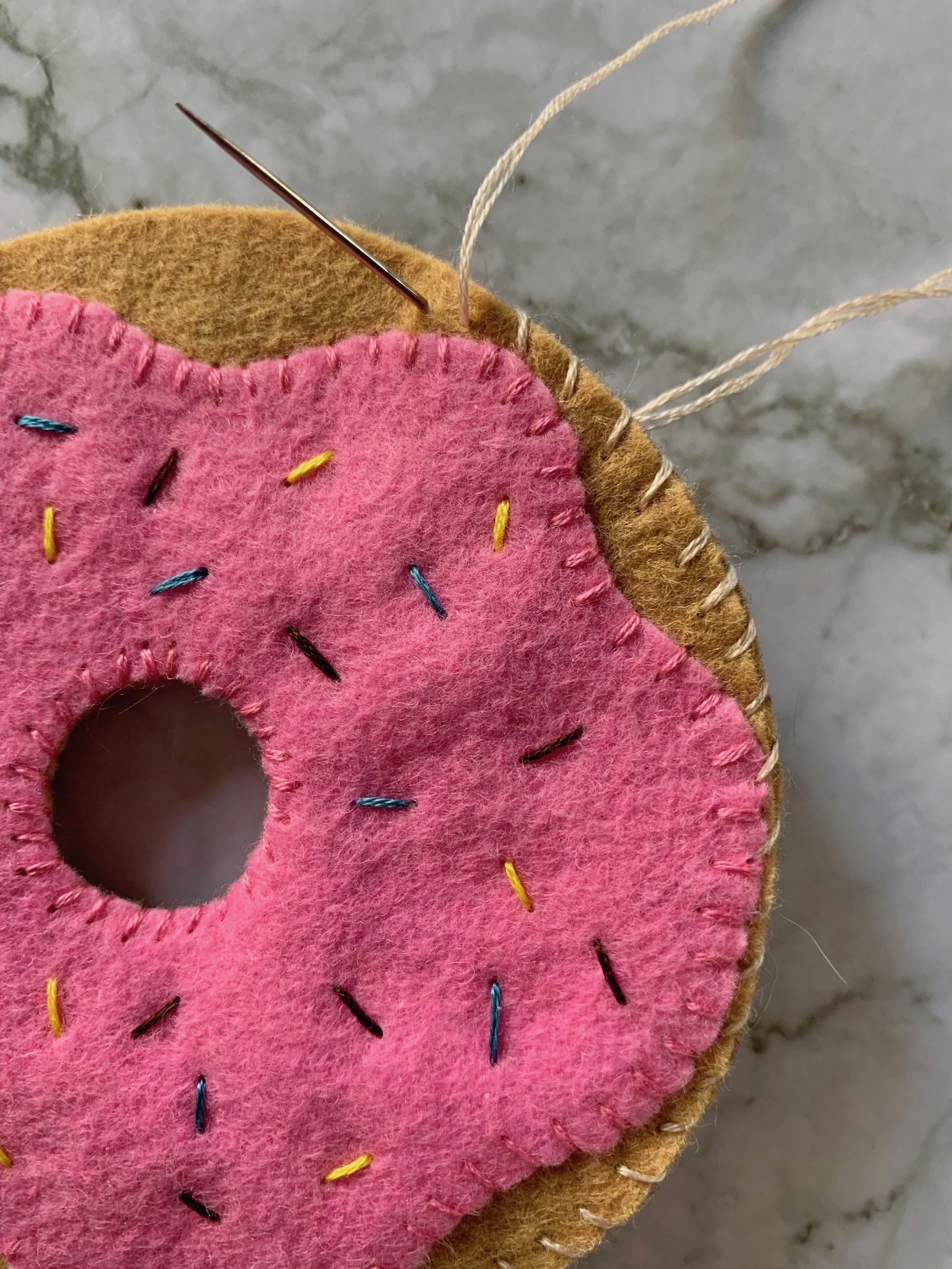DIY Stacking Felt Doughnuts with Sprinkles! – Whole Heartily
