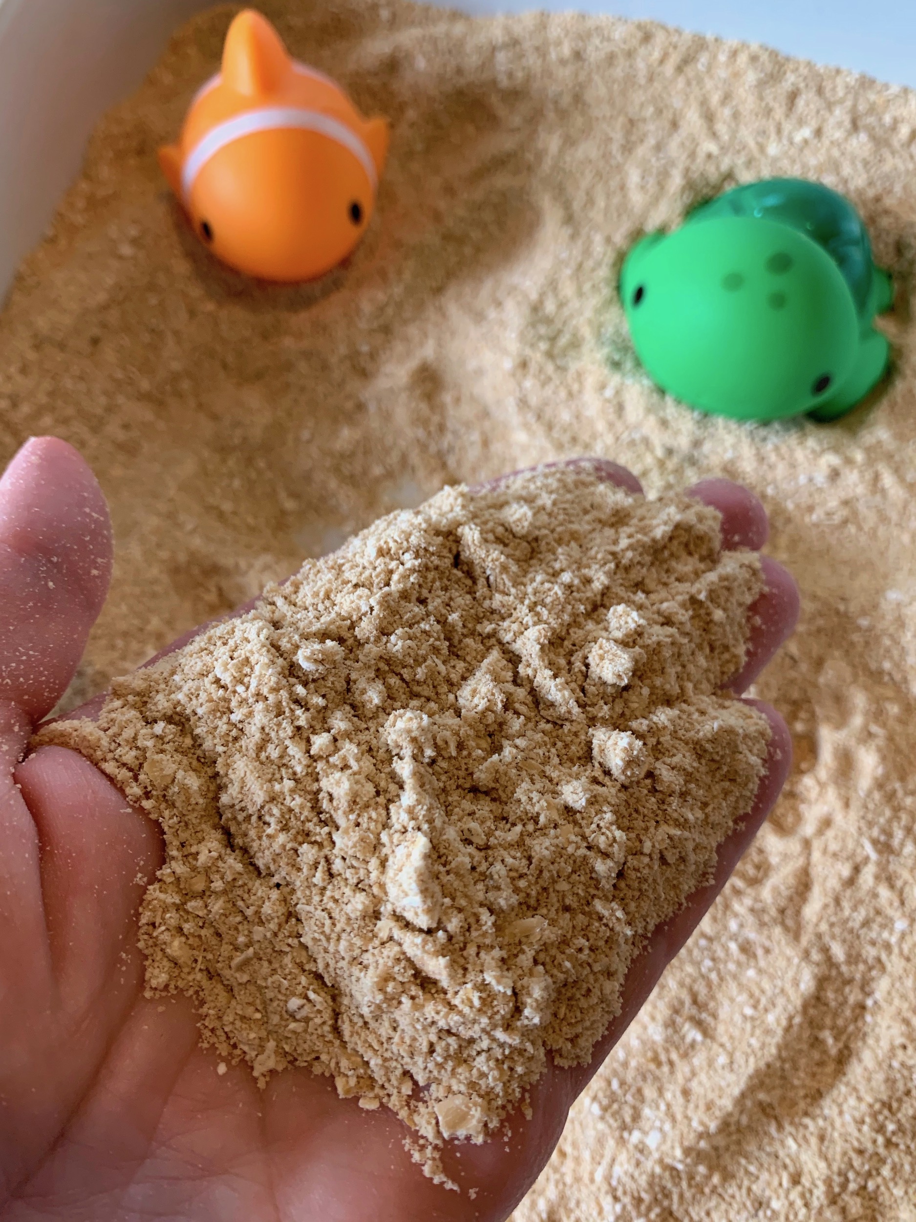 DIY Edible “Sand” for Sensory Playtime – Whole Heartily