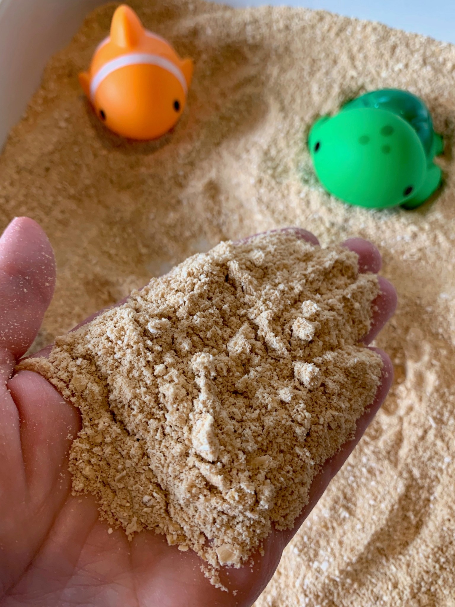 DIY Edible “Sand” for Sensory Playtime – Whole Heartily
