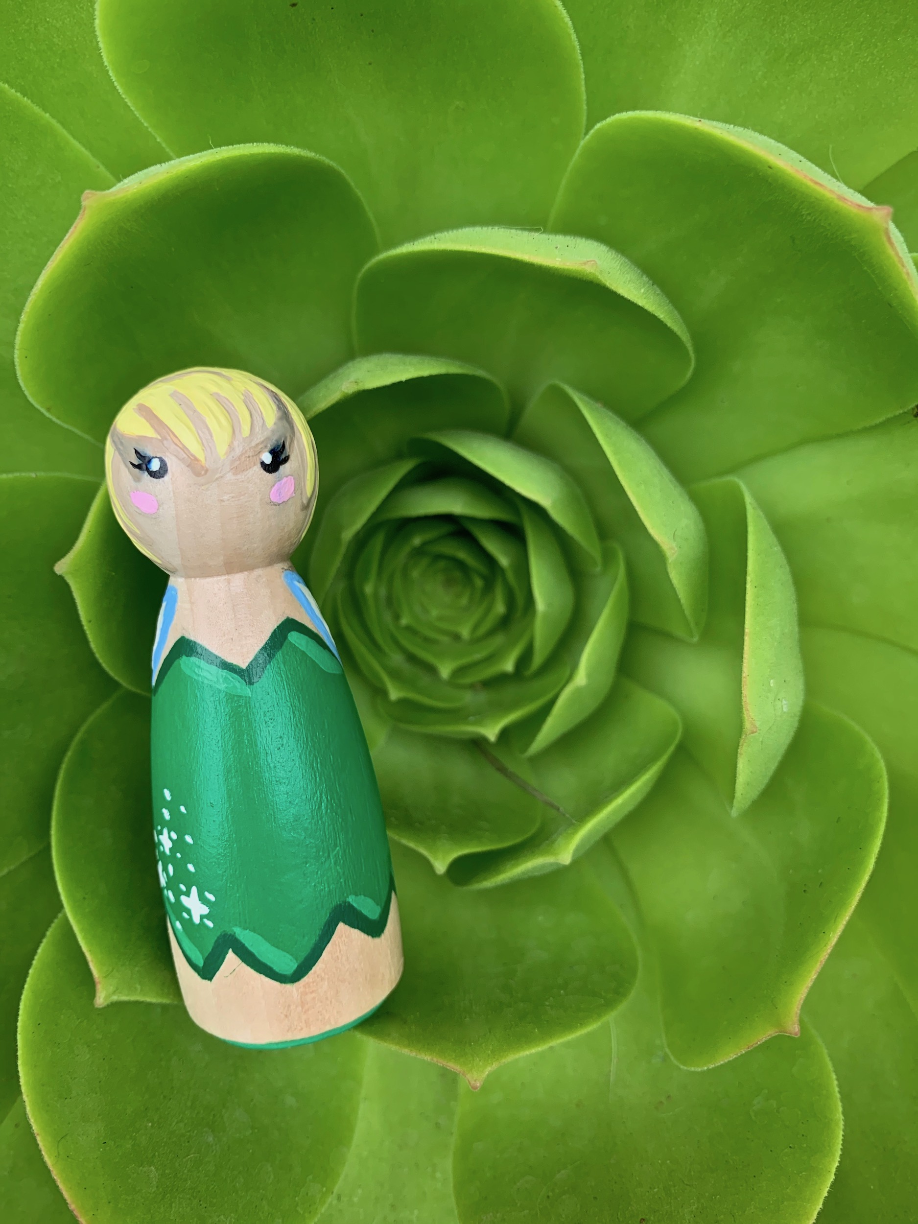 DIY Tinker Bell Peg Doll – Whole Heartily