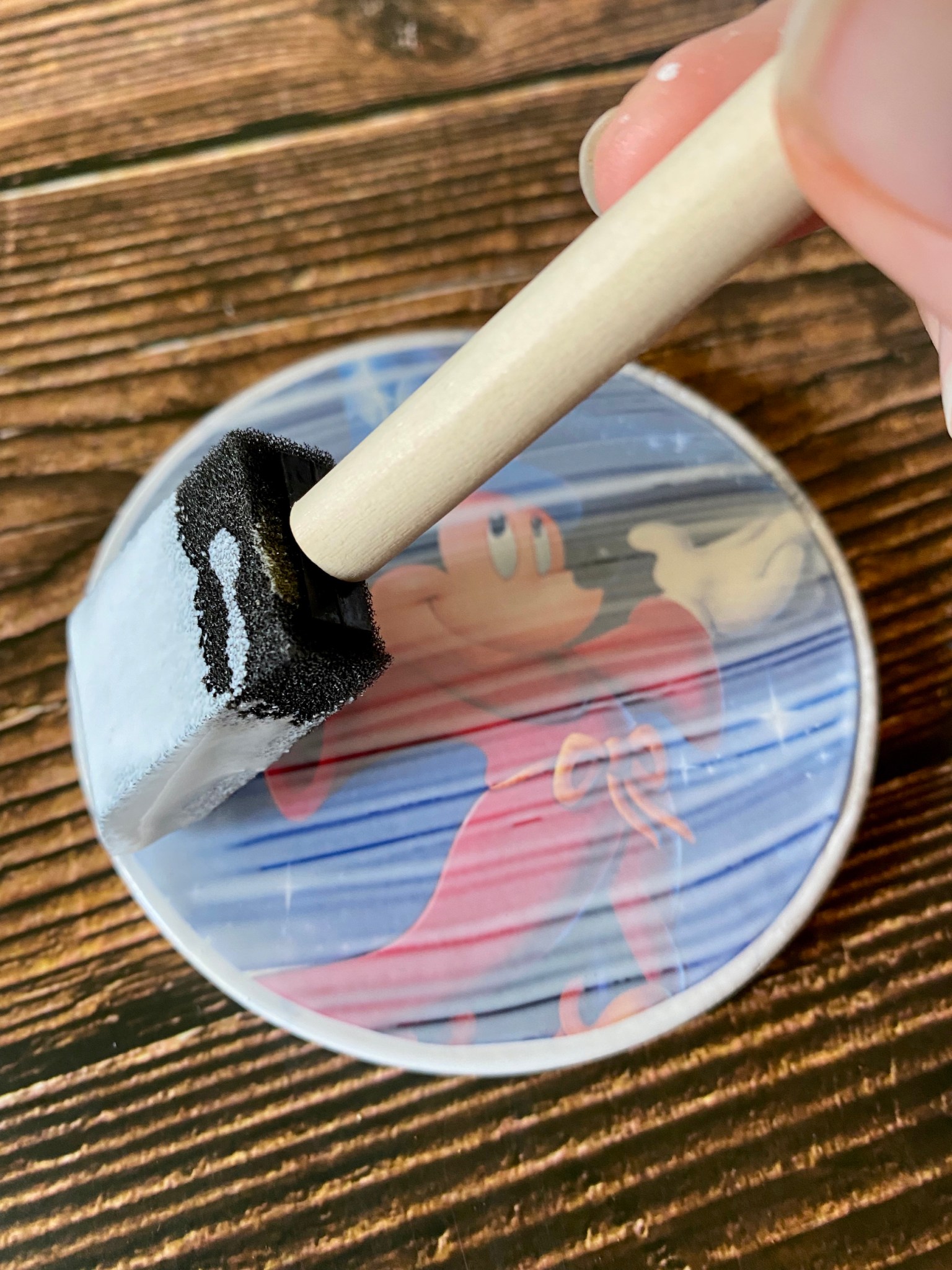 DIY Disney Decoupage Drink Coasters – Whole Heartily
