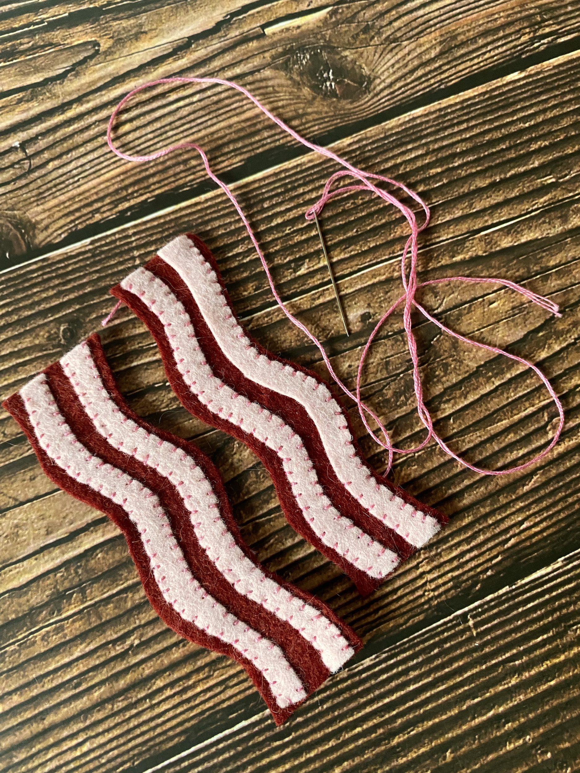 DIY – Felt Bacon and Eggs – Whole Heartily