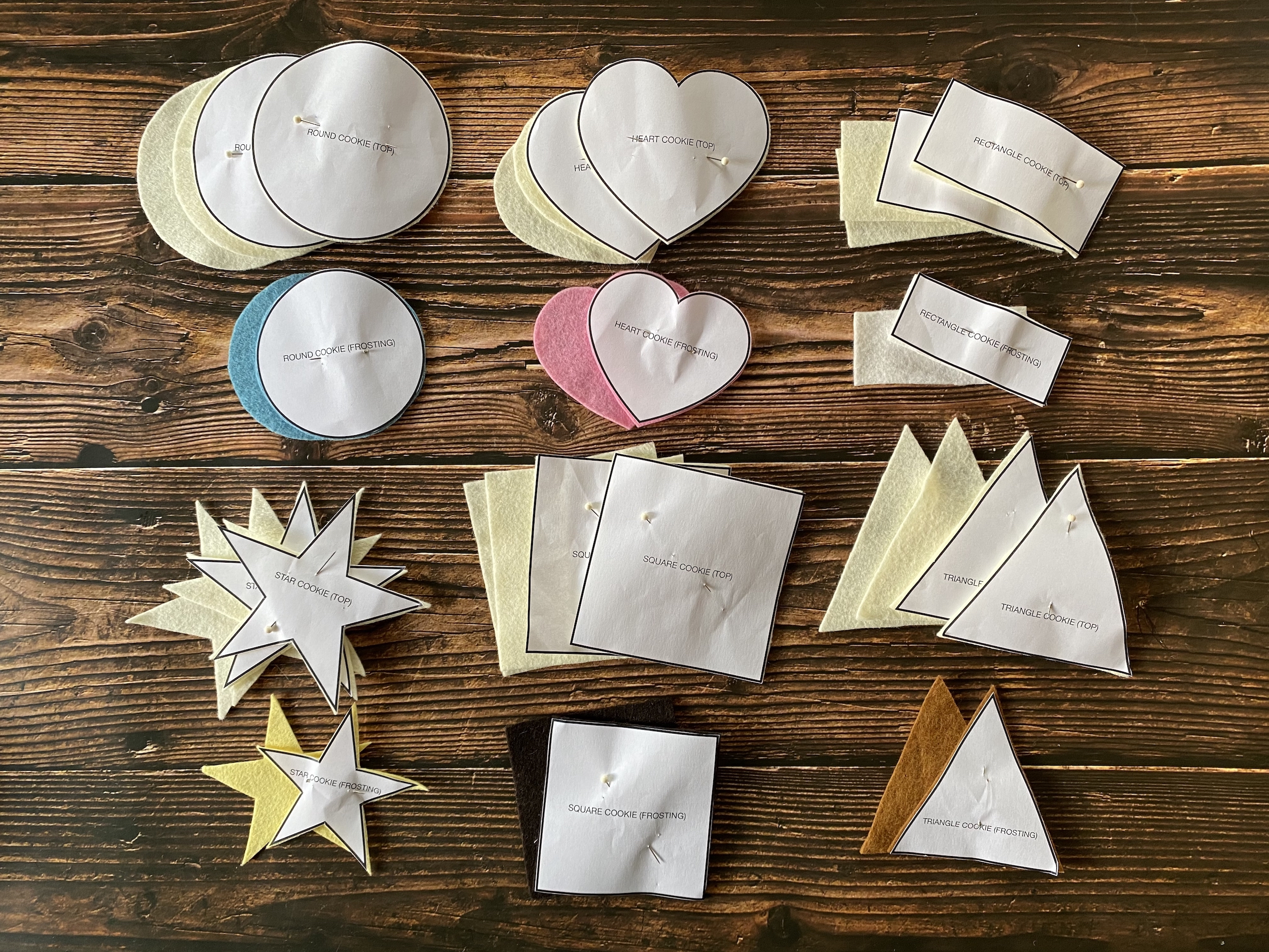 DIY – Felt Cookies – Whole Heartily