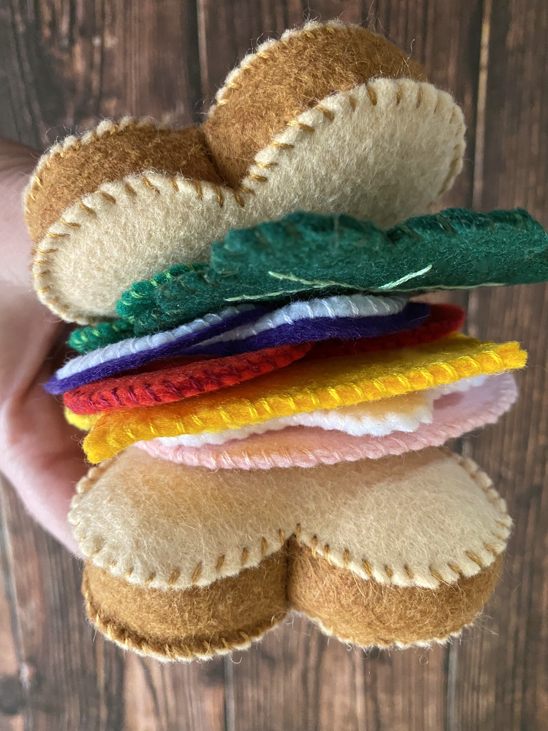 DIY – Felt Sandwich – Whole Heartily