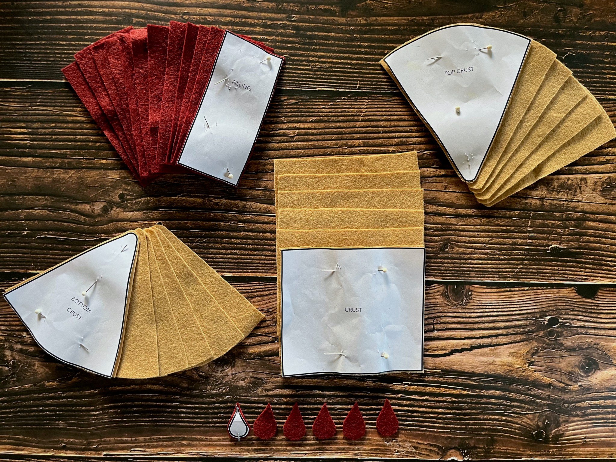 DIY – Felt Pie – Whole Heartily