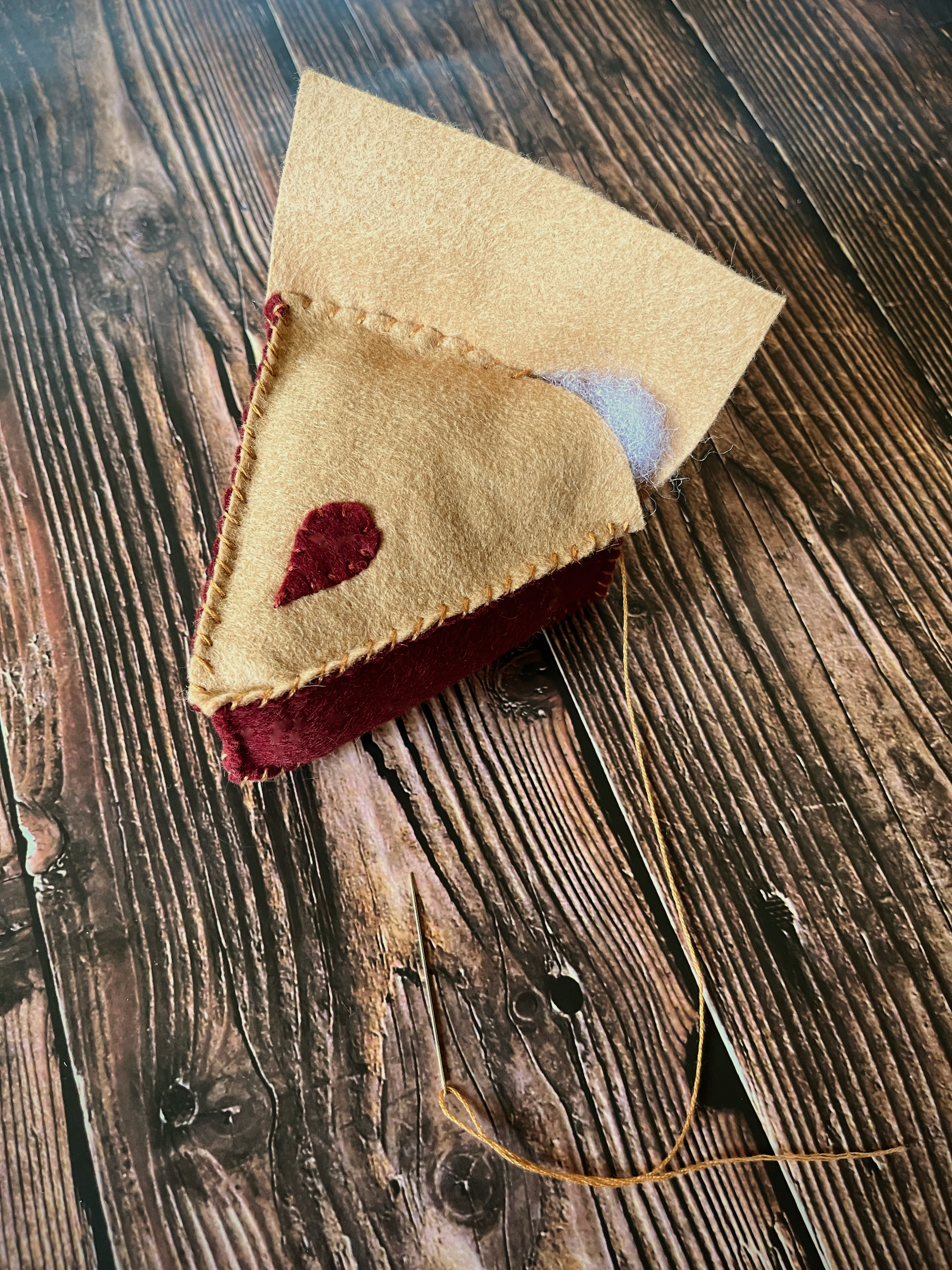 DIY – Felt Pie – Whole Heartily