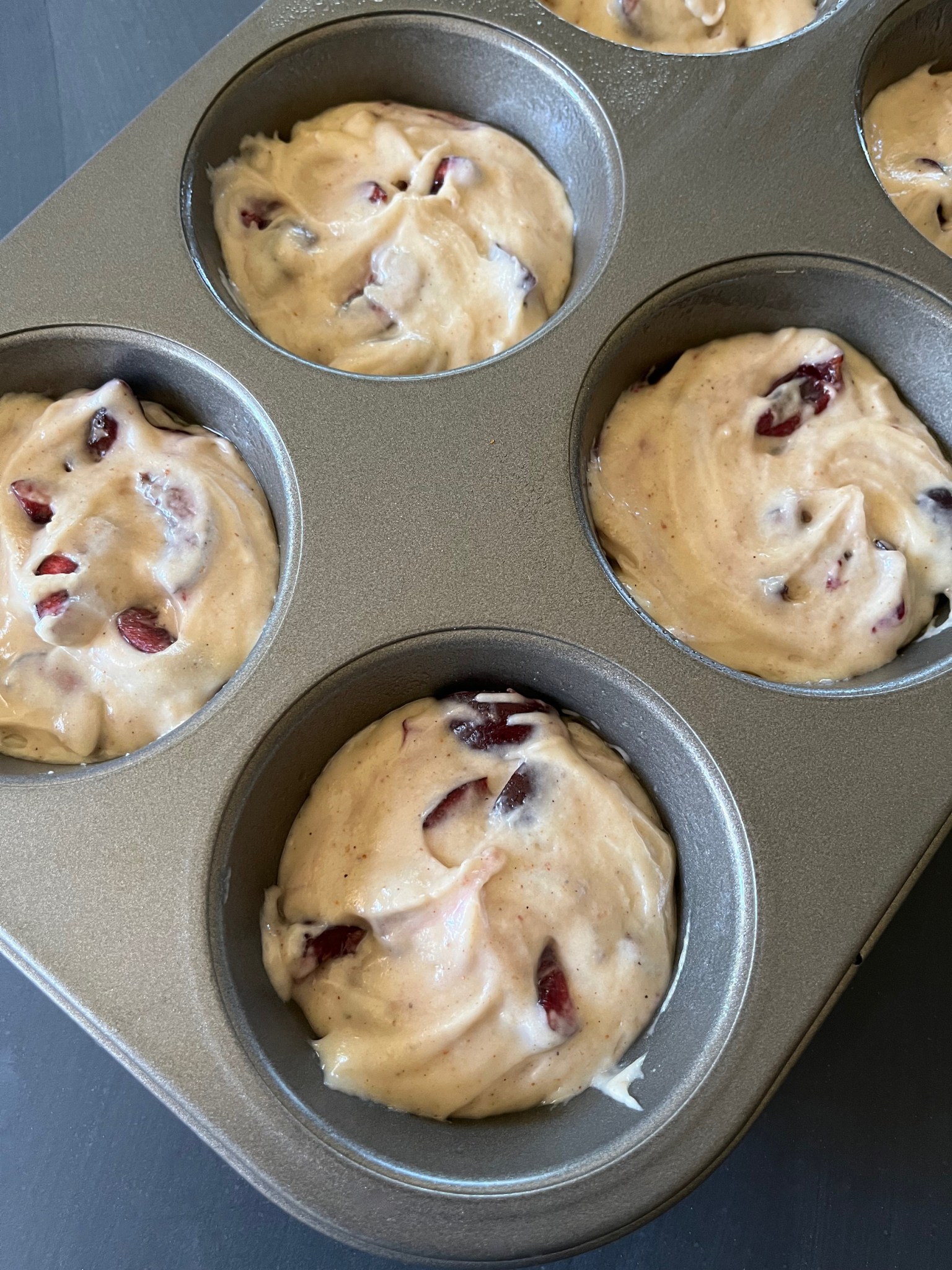 Homemade Cherry Nutmeg Muffins – Whole Heartily