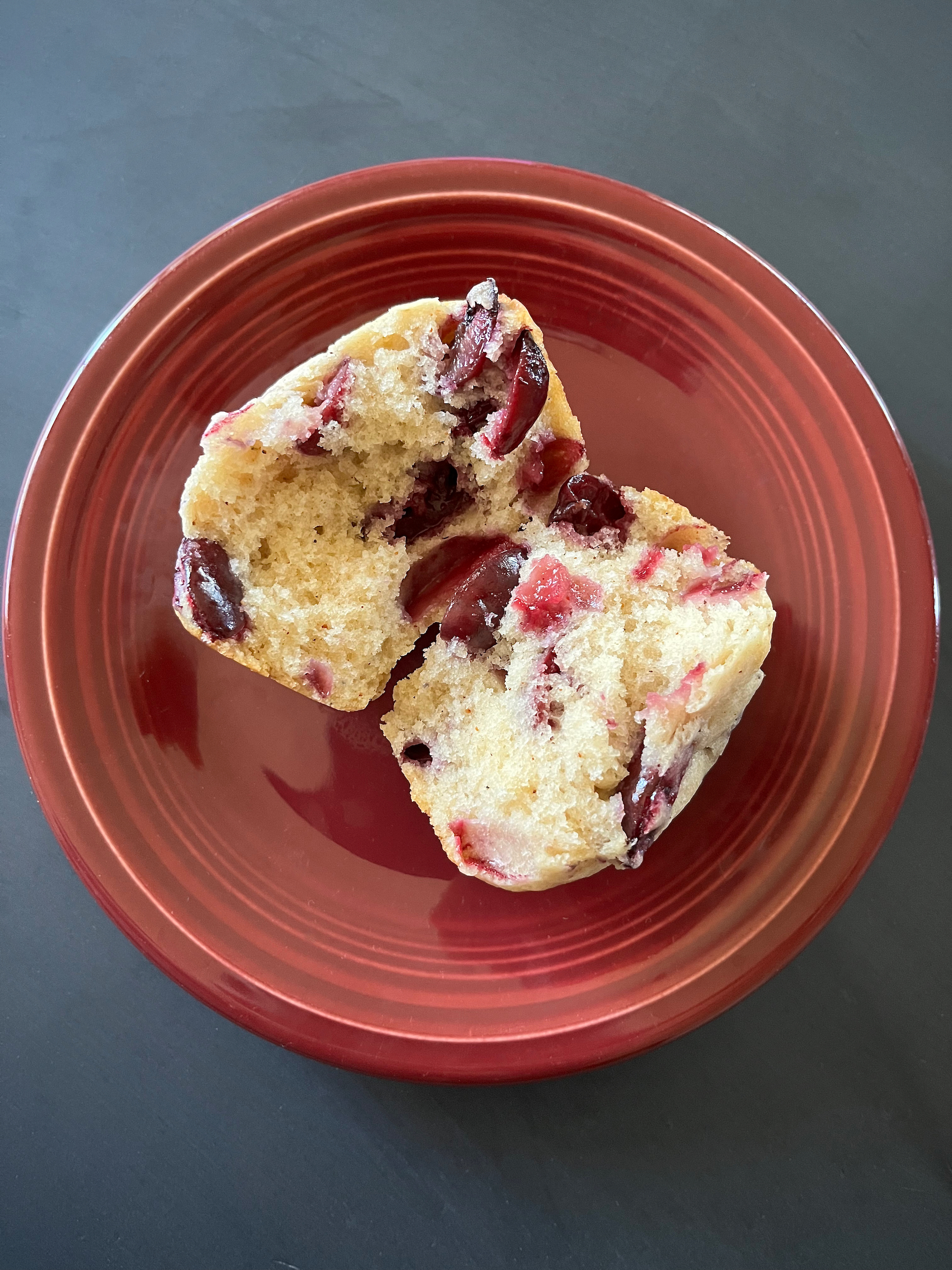 Homemade Cherry Nutmeg Muffins – Whole Heartily