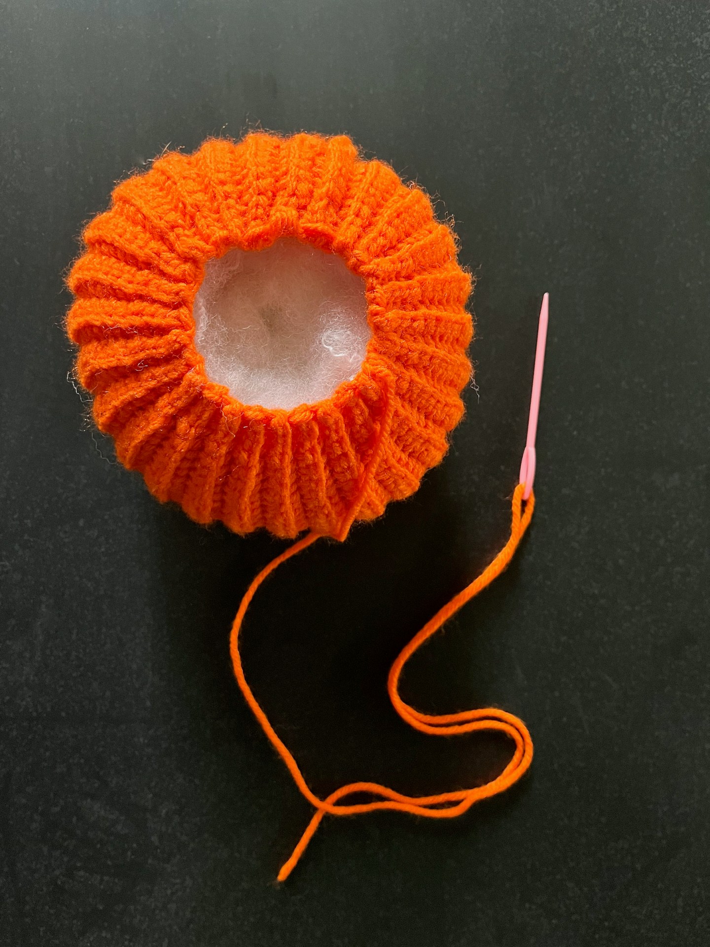 DIY – Crochet Pumpkin with a Cinnamon Stick Stem – Whole Heartily