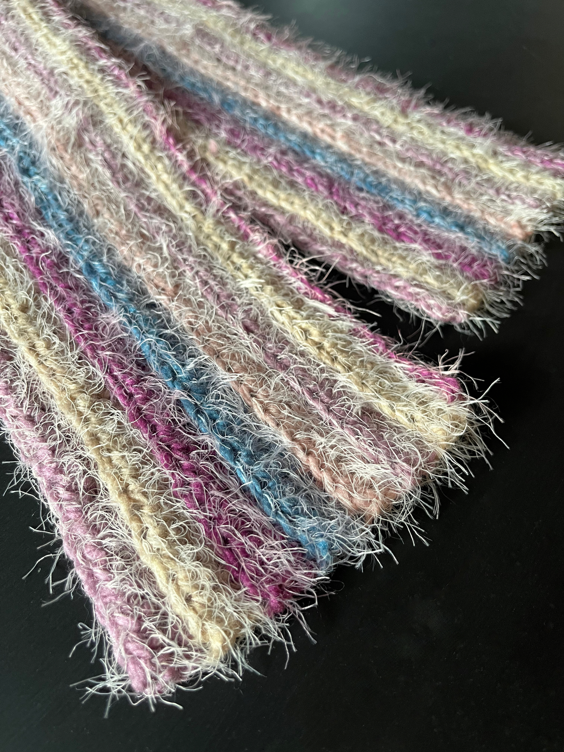 DIY Crochet – Warm, Fuzzy Scarf Pattern – Whole Heartily