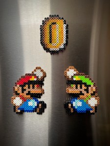 DIY Fuse Bead – Super Mario World Magnets – Whole Heartily