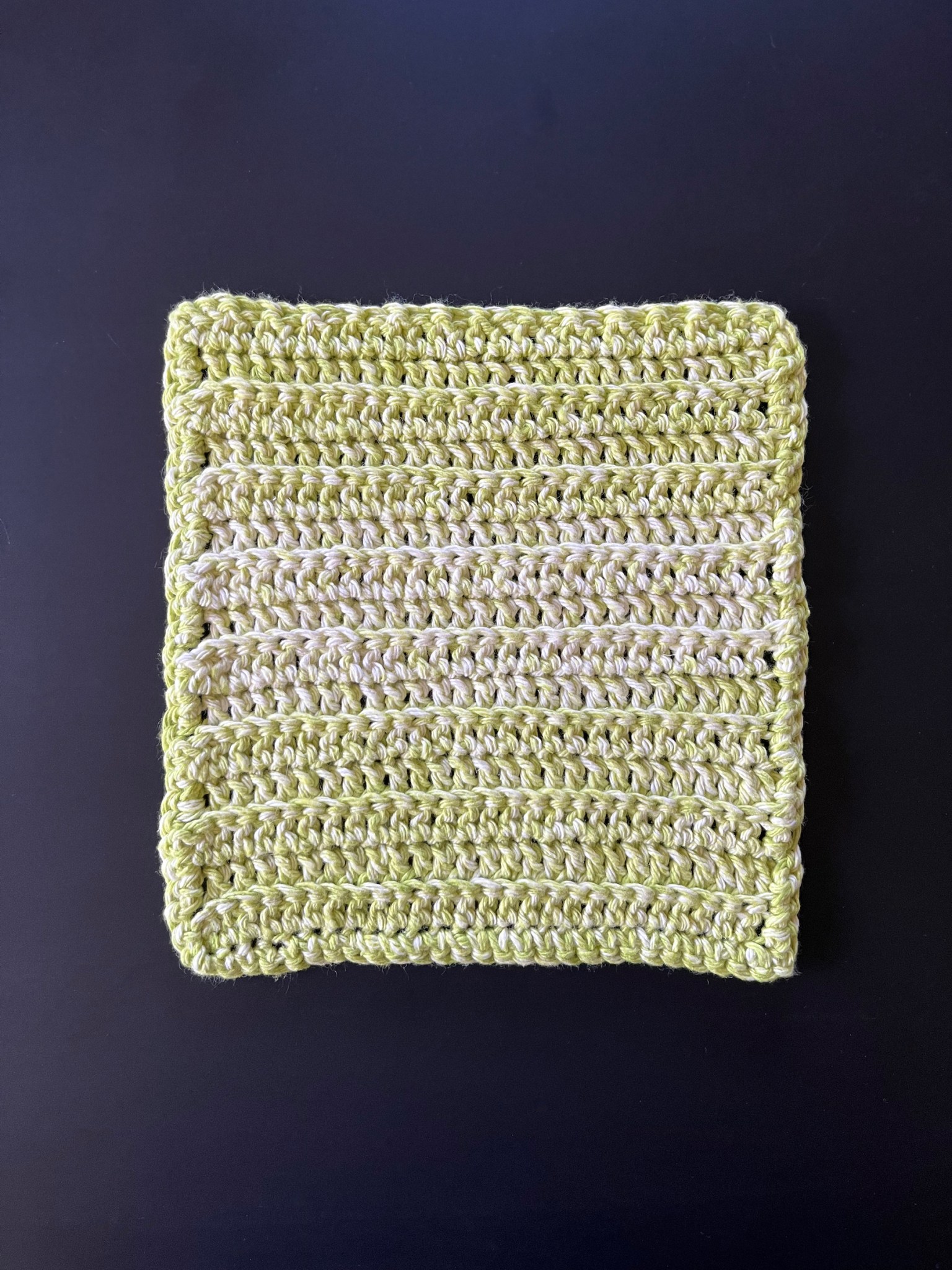 DIY – Double Crochet Dish Cloth – Whole Heartily