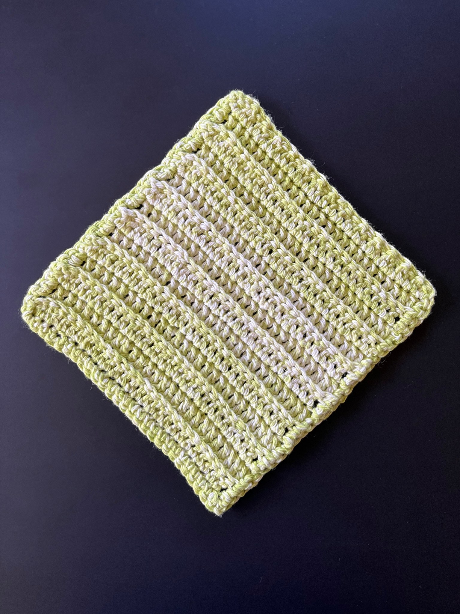 DIY – Double Crochet Dish Cloth – Whole Heartily