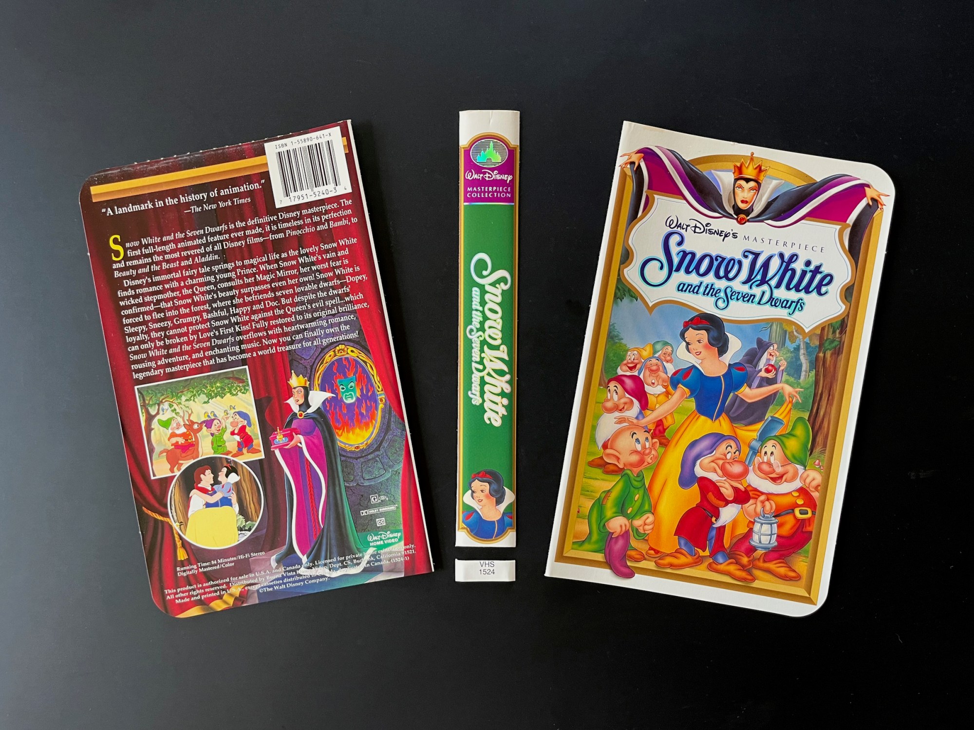 DIY – Disney VHS Bookmark – Whole Heartily