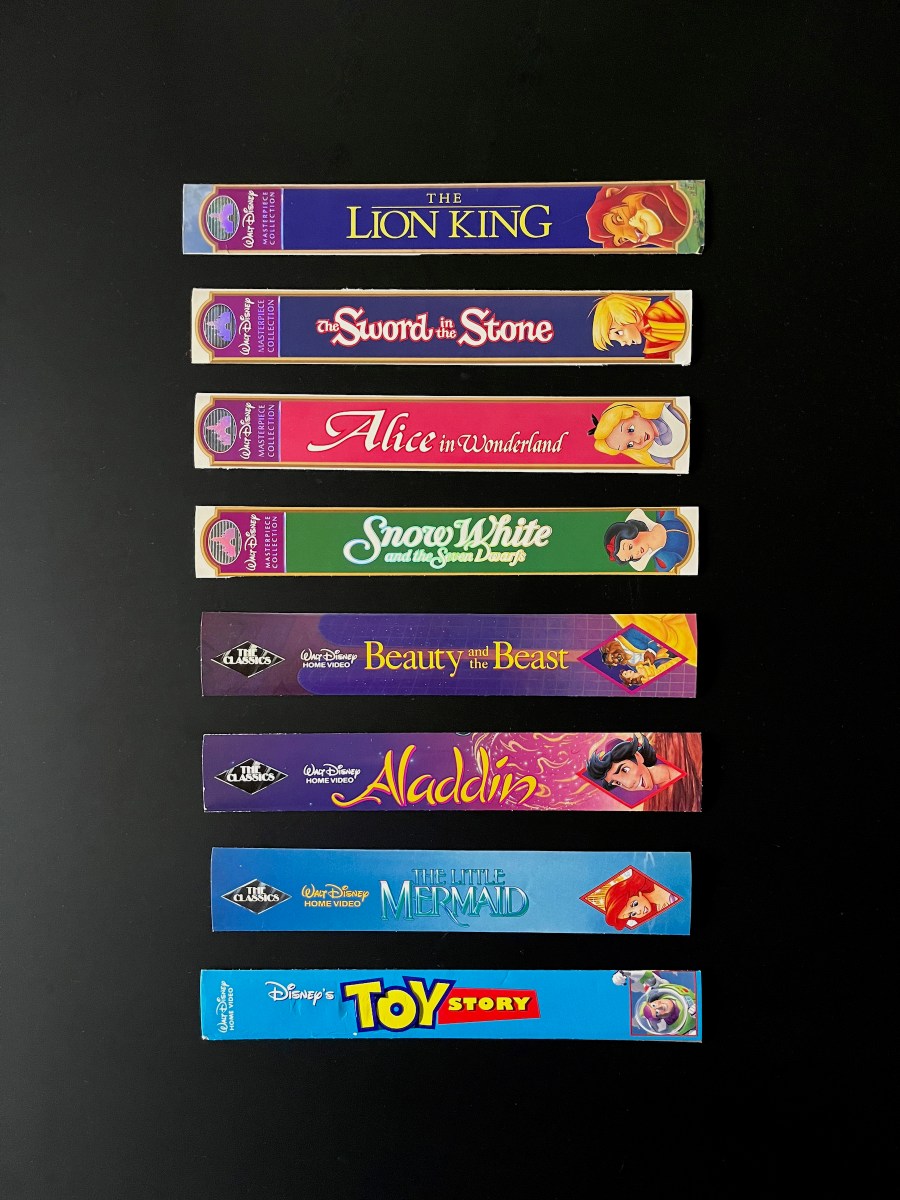 DIY – Disney VHS Bookmark – Whole Heartily