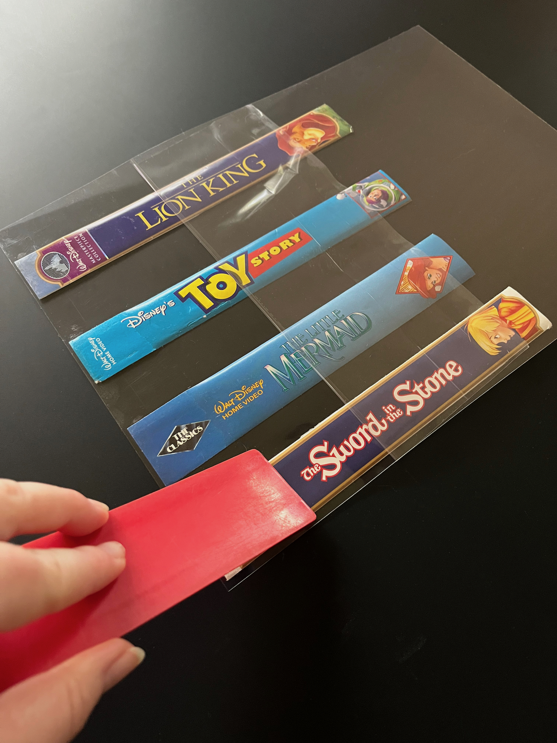 DIY – Disney VHS Bookmark – Whole Heartily