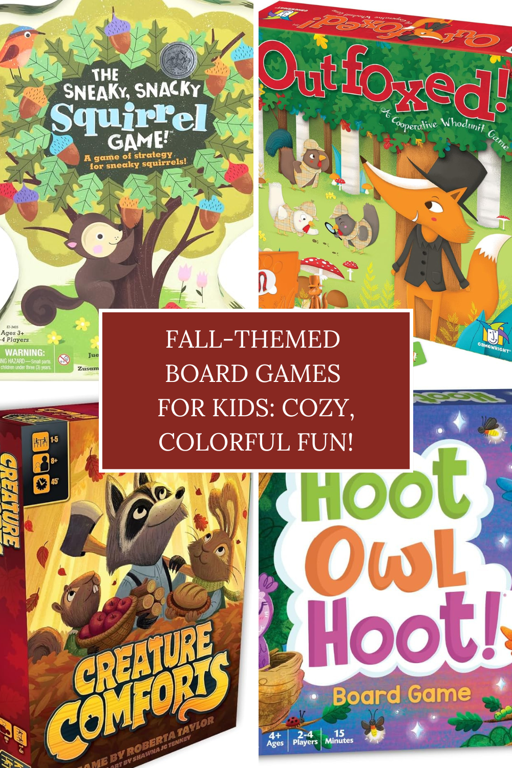 Fall-Themed Board Games for Kids: Cozy, Colorful Fun for Little Gamers ...